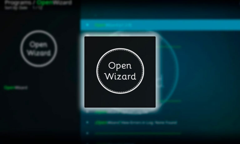 Addon de Kodi para Mantenimiento y Limpieza: Open Wizard